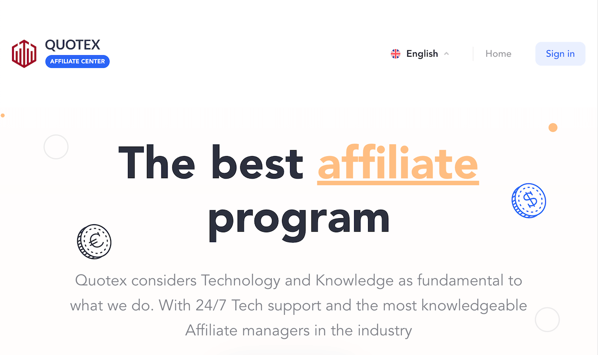 Programa de afiliados de Quotex - www.hackamericas.org