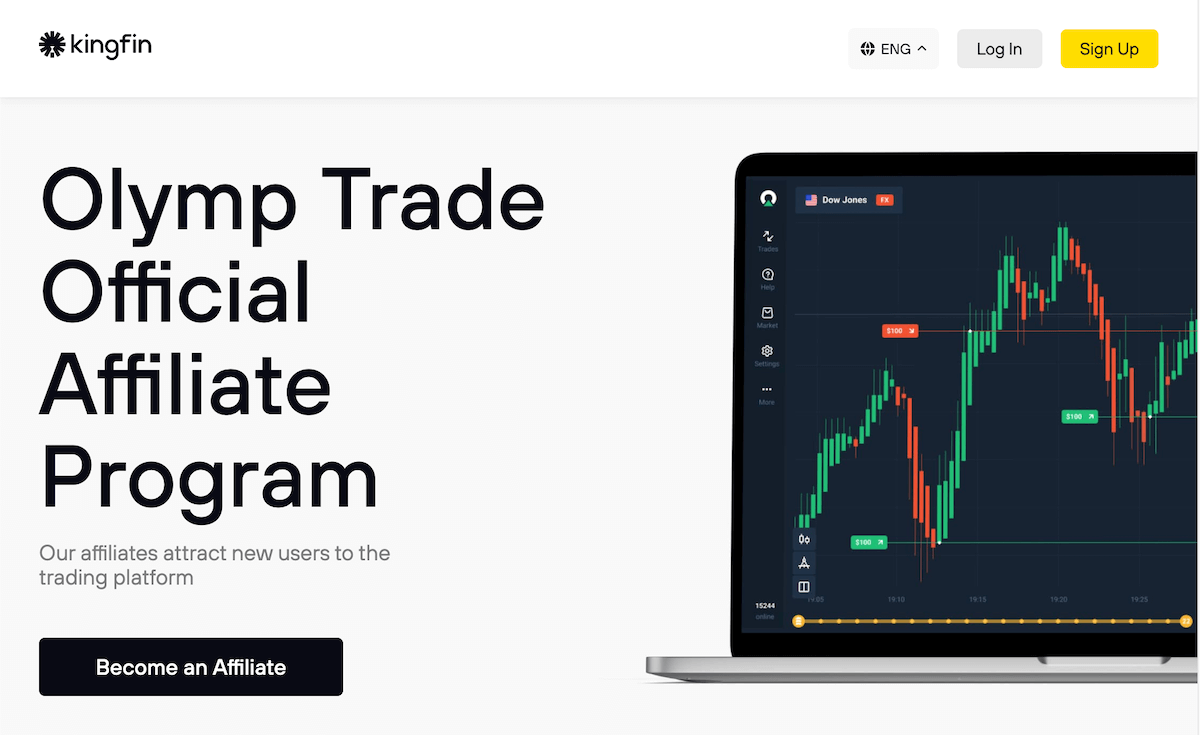 Programa de afiliados da Olymp Trade - Kingfin - hackamericas.org